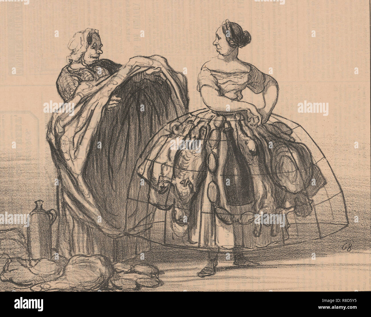 Crinoline caricature Banque de photographies et d’images à haute ...