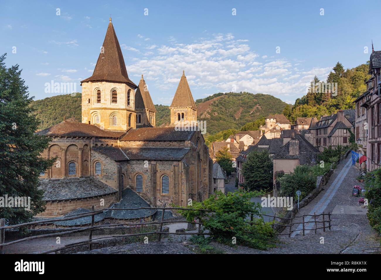 La France, l'Aveyron, Conques, un arrêt sur el Camino de Santiago ...