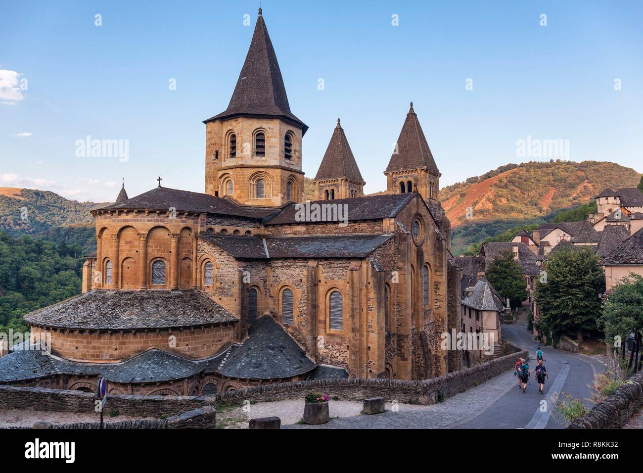 La France, l'Aveyron, Conques, un arrêt sur el Camino de Santiago ...