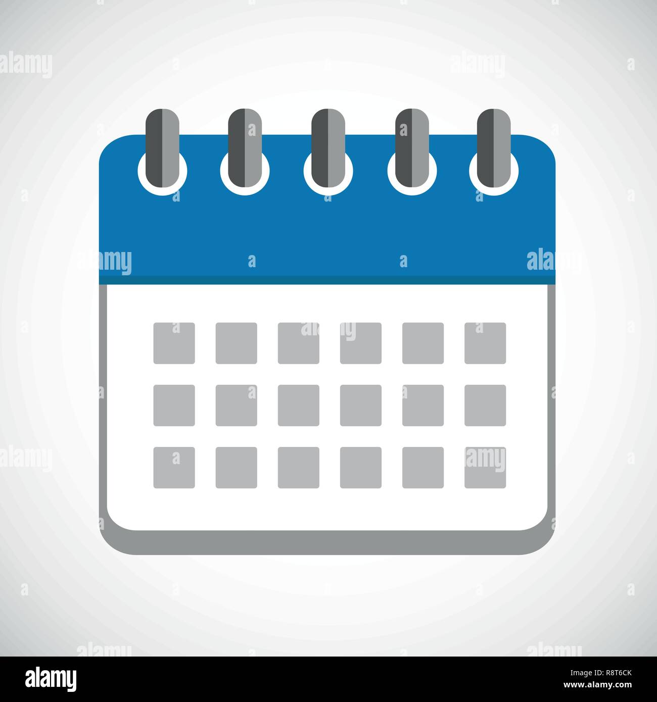 L'icône calendrier mois pictogramme bleu vector illustration EPS10 ...