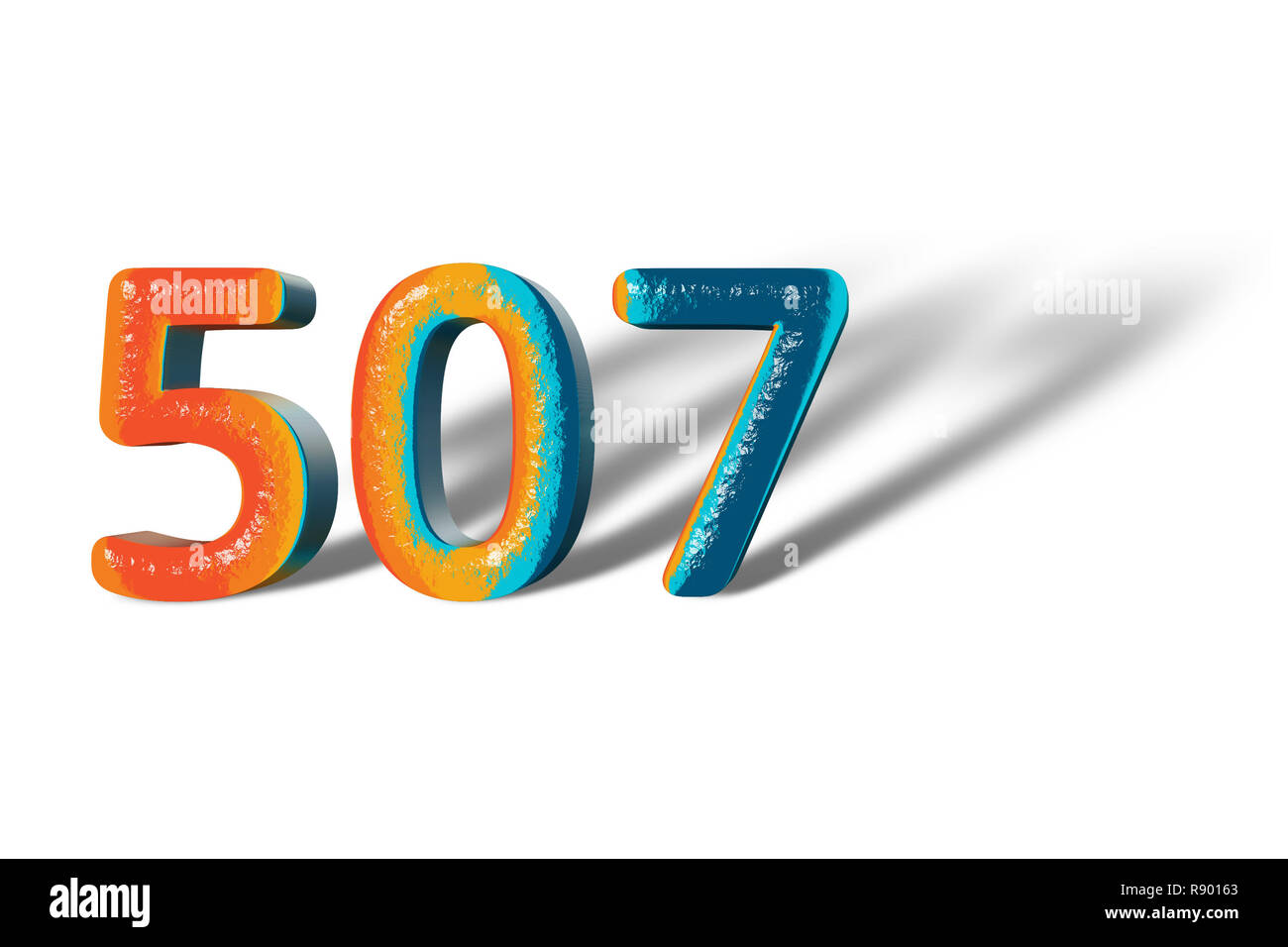 3d numéro 507 Banque de photographies et d’images à haute résolution ...