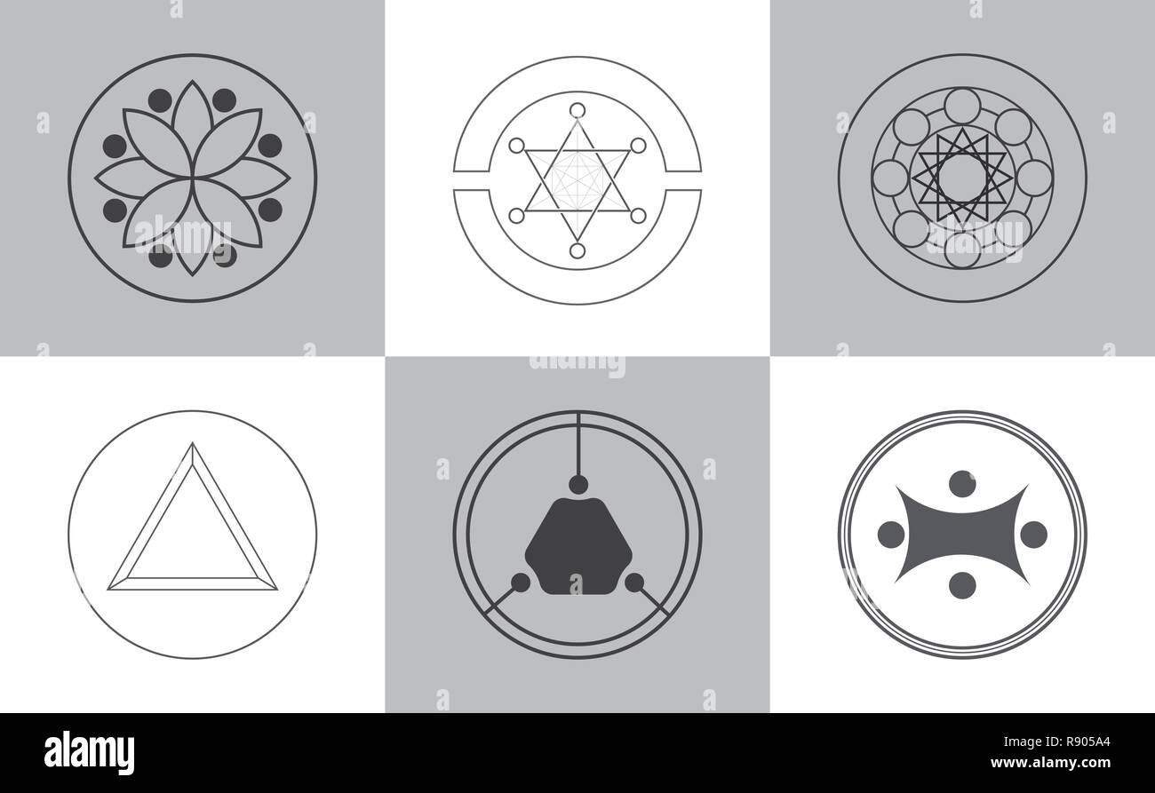 Symbole alchimie illustration Banque de photographies et d’images à ...