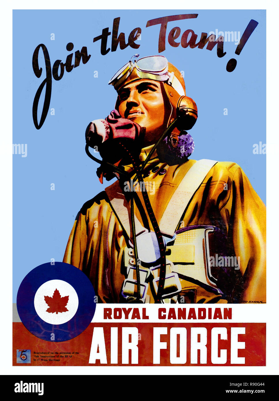 Affiche de propagande canadienne Banque d'images détourées - Alamy