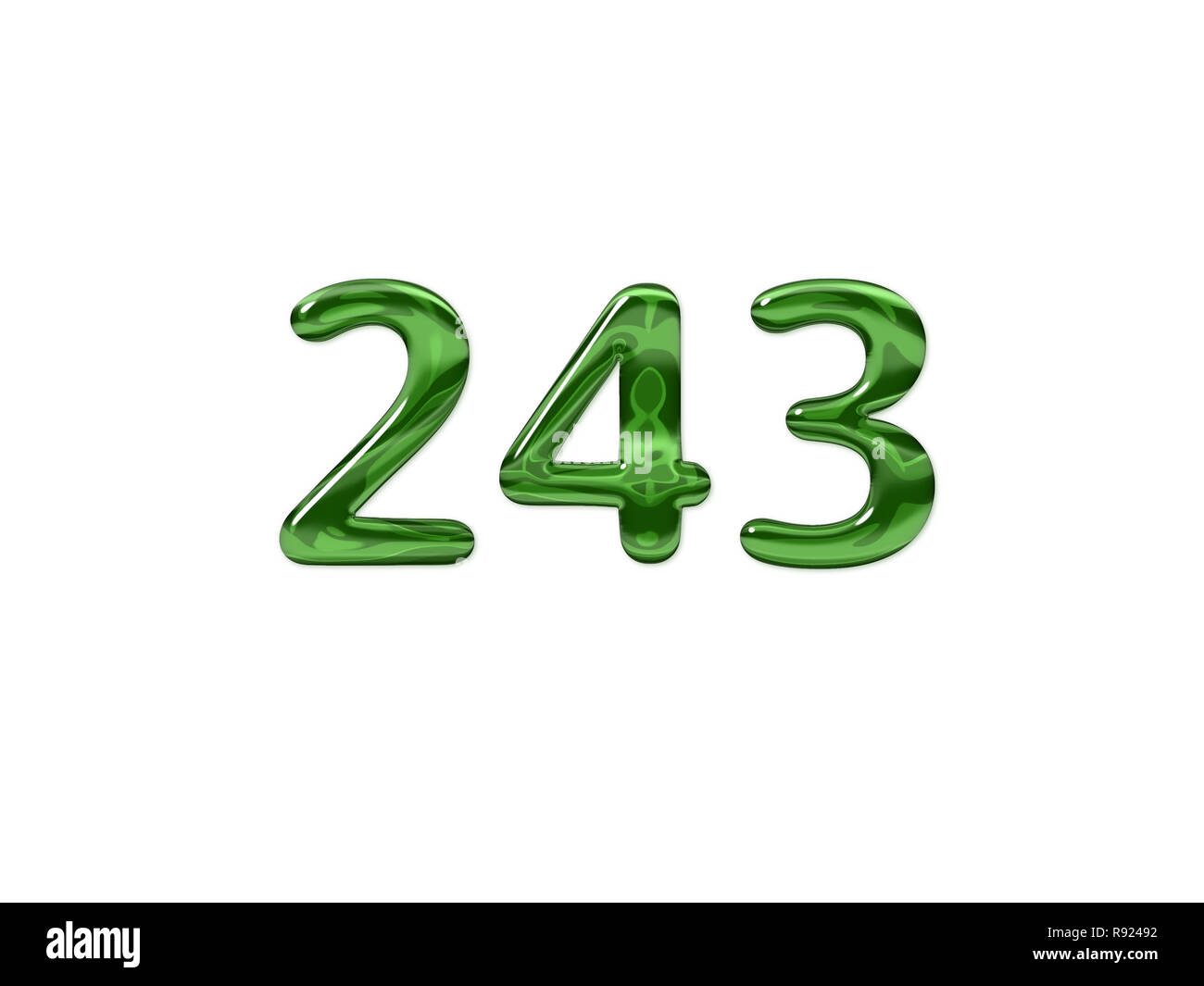 Number 243 Banque de photographies et d’images à haute résolution - Alamy