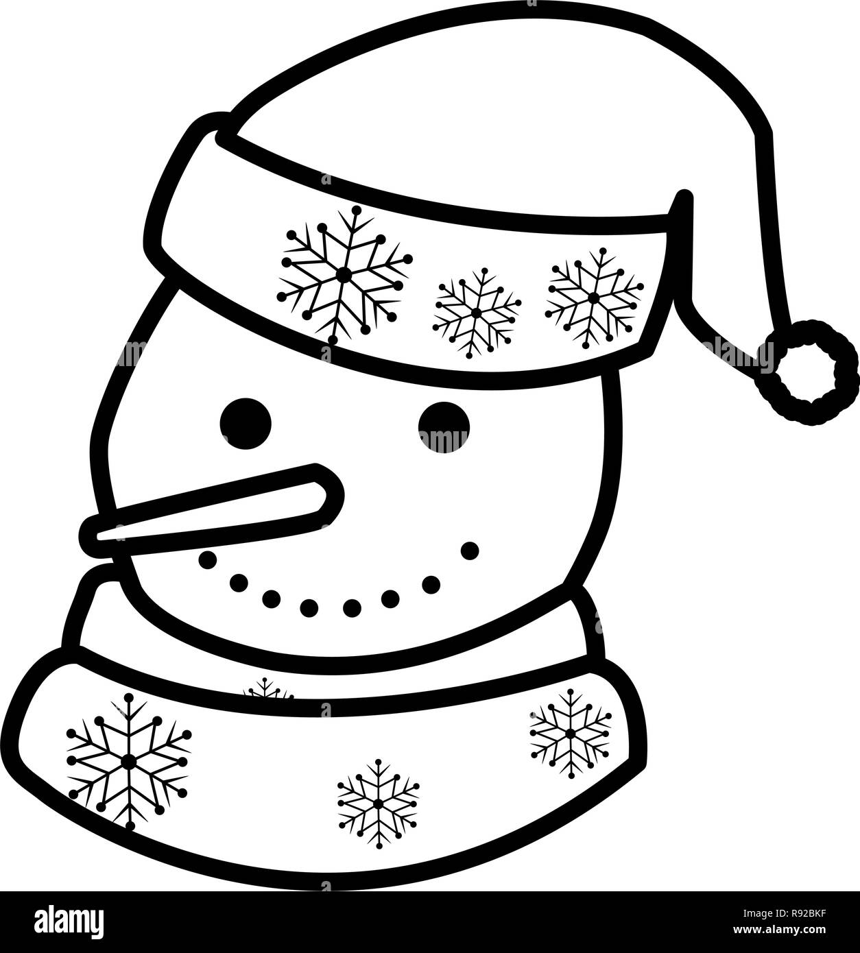 Cartoon bonhomme icône sur fond blanc, vector illustration Image ...
