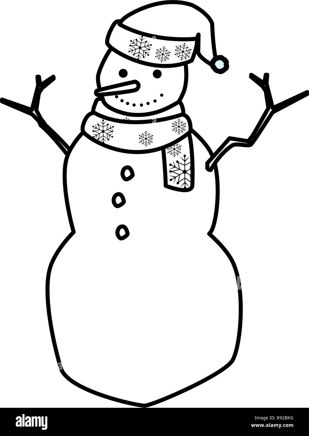 Cartoon bonhomme icône sur fond blanc, vector illustration Image ...