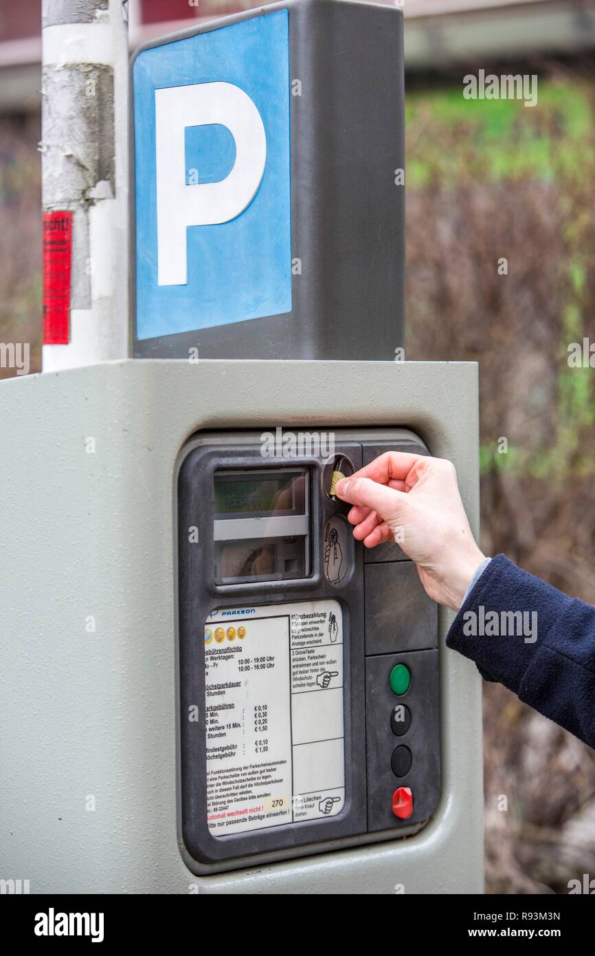 Parking ticket vending machine Banque de photographies et d’images à ...