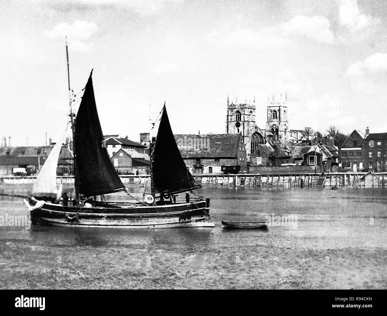 Vieux lynn Banque d'images noir et blanc - Alamy