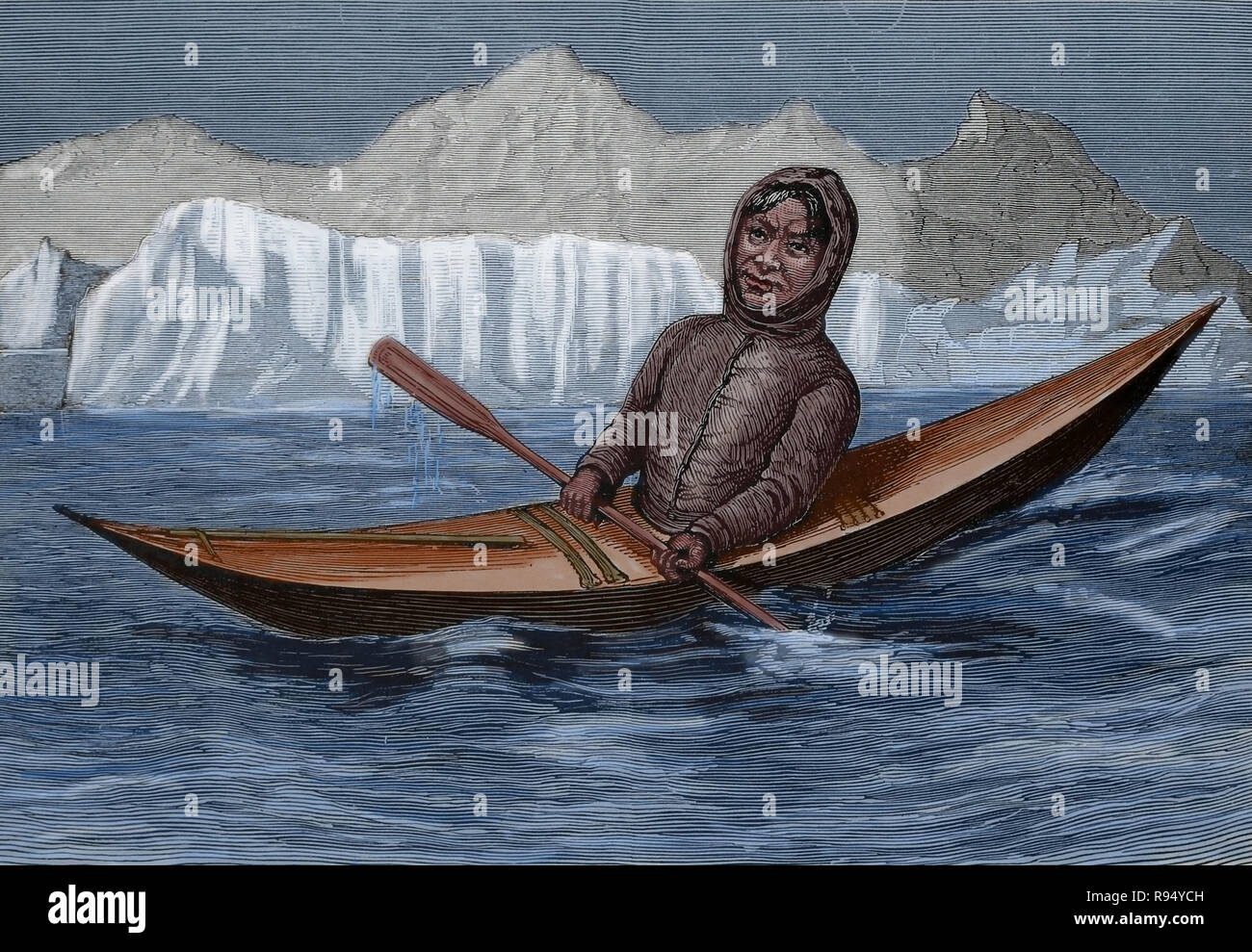 Esquimaux esquimaux ou inuit yupik Banque de photographies et d’images ...