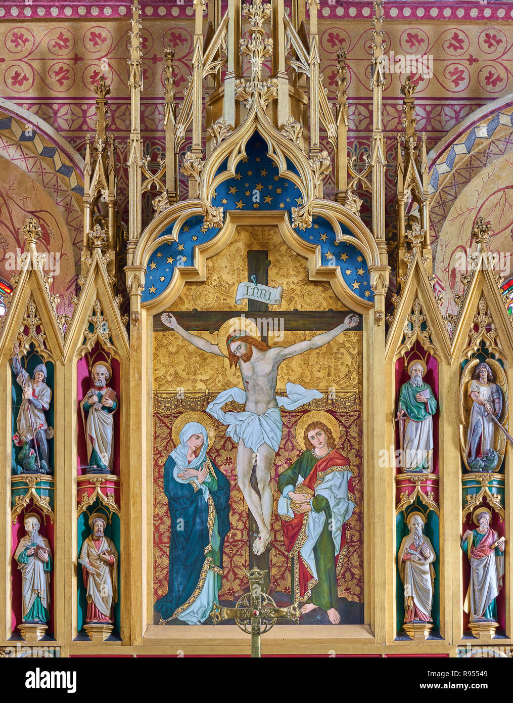 Painting crucifixion Banque de photographies et d’images à haute ...