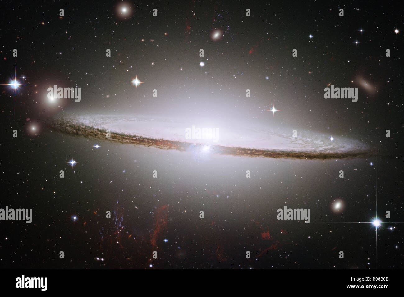 Magnifique de l'espace profond. Des milliards de galaxies dans l ...