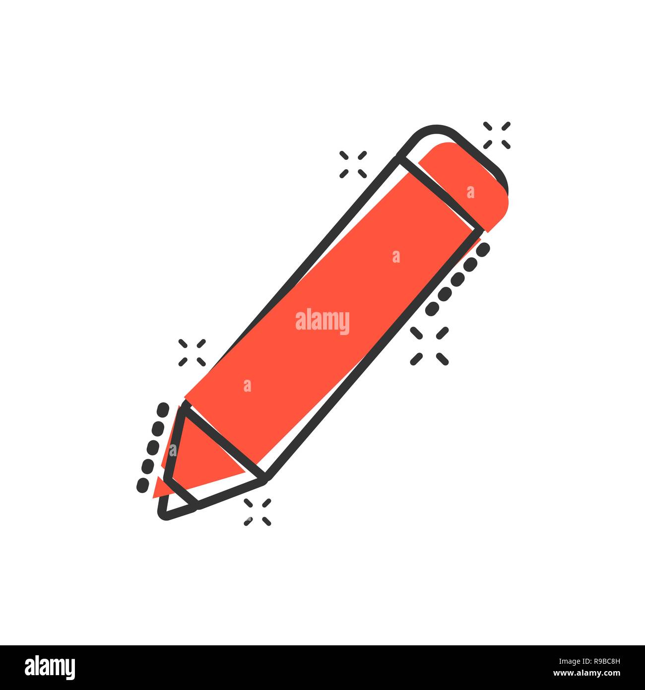 Pencil sketch cartoon Banque d'images vectorielles - Alamy