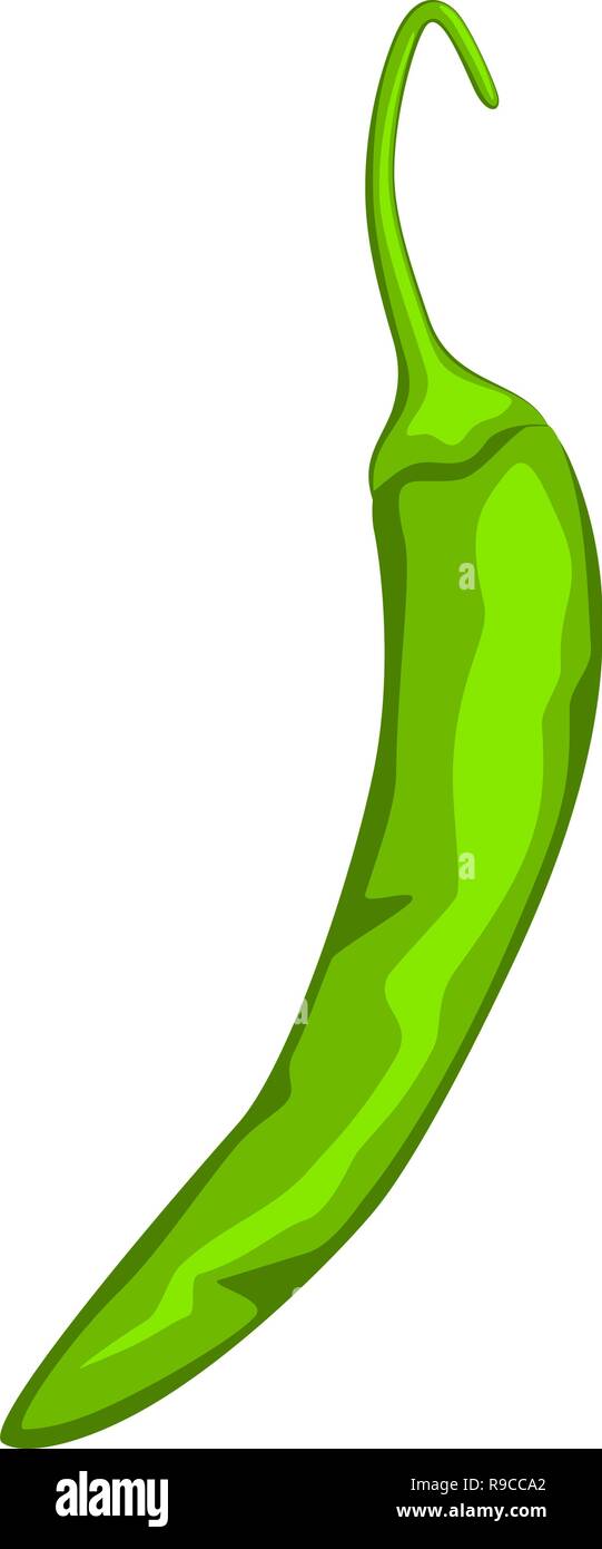 Piment vert cartoon Banque d'images vectorielles - Alamy