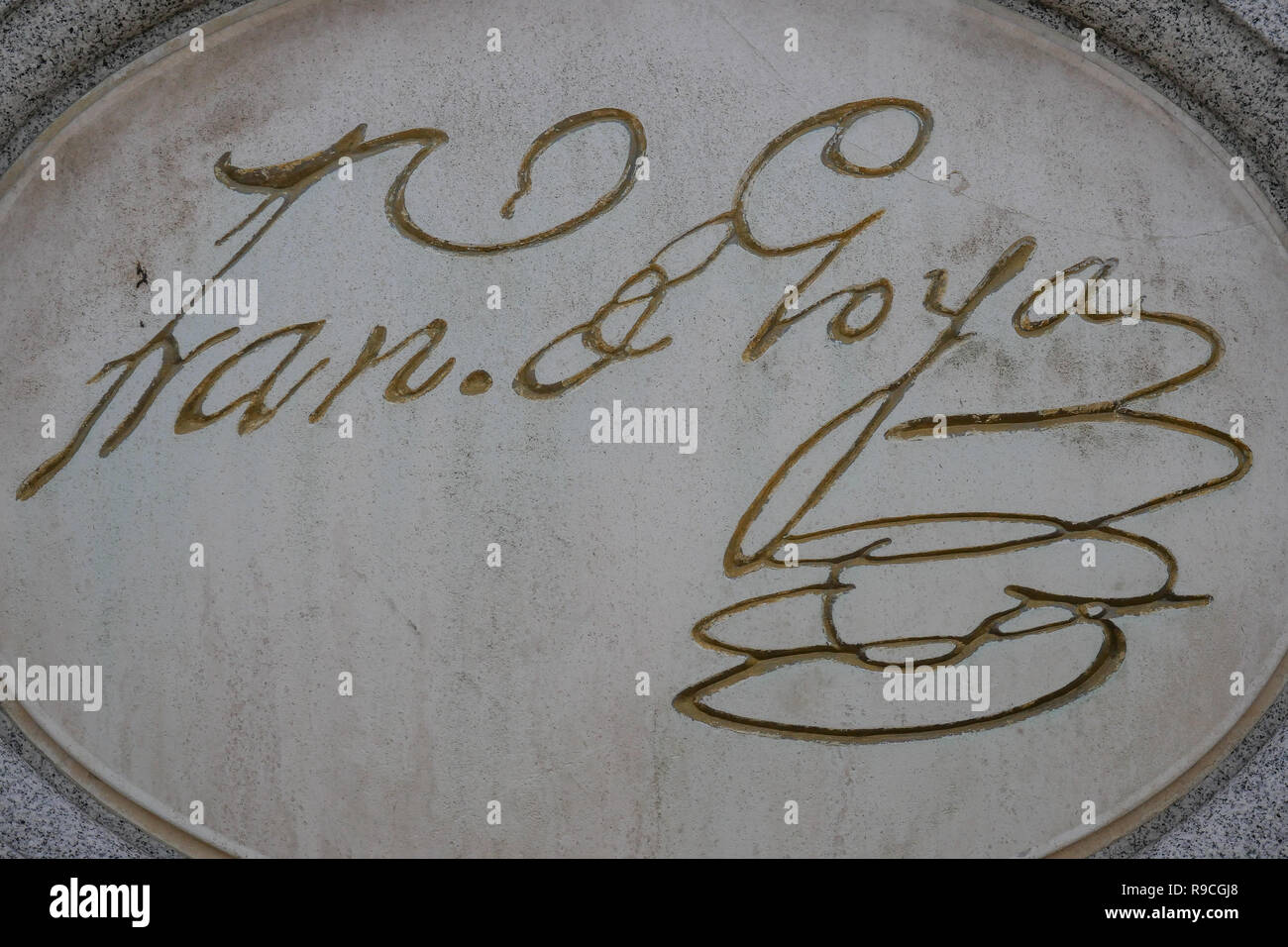 Goya signature Banque de photographies et d’images à haute résolution ...