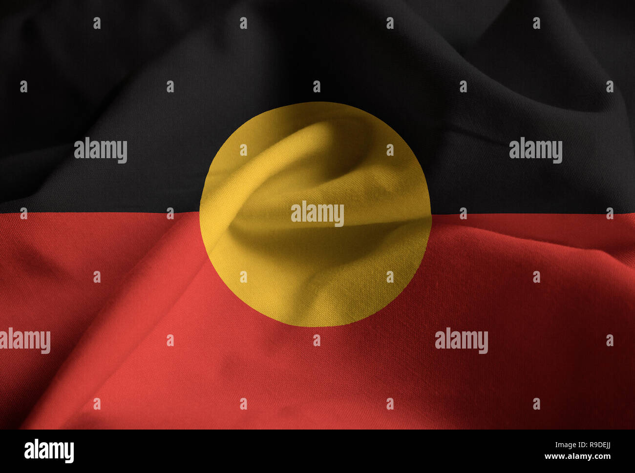 Australian aboriginal flag Banque de photographies et d’images à haute ...