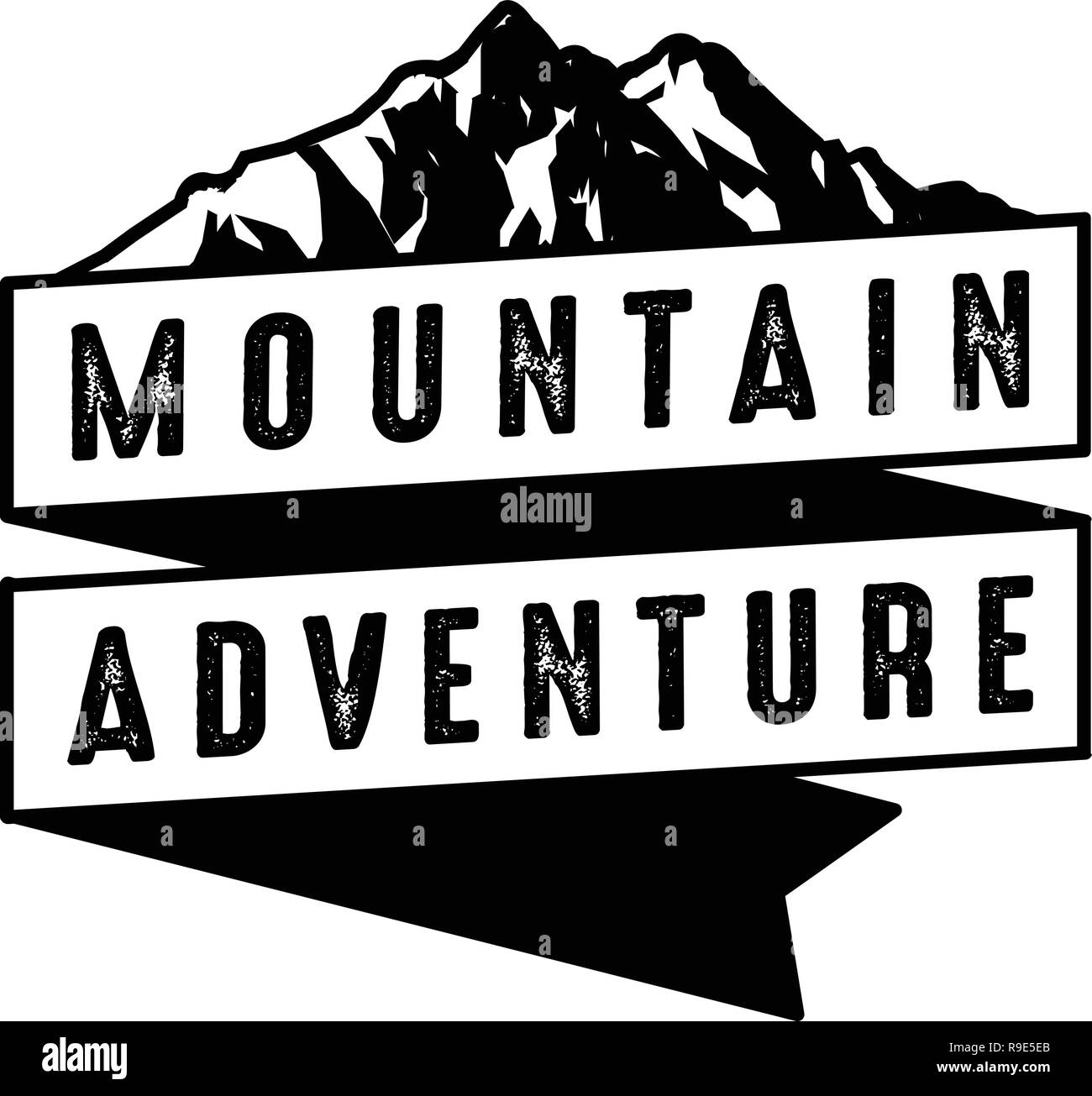 Logo d'aventure Banque d'images vectorielles - Alamy