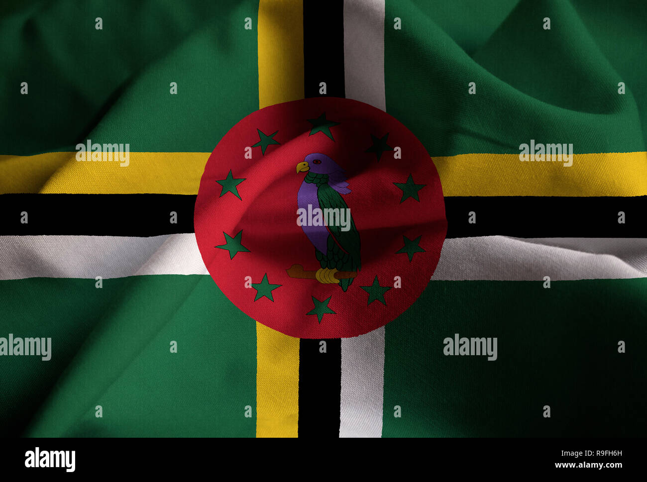 Drapeau dominique Banque de photographies et d’images à haute résolution - Alamy