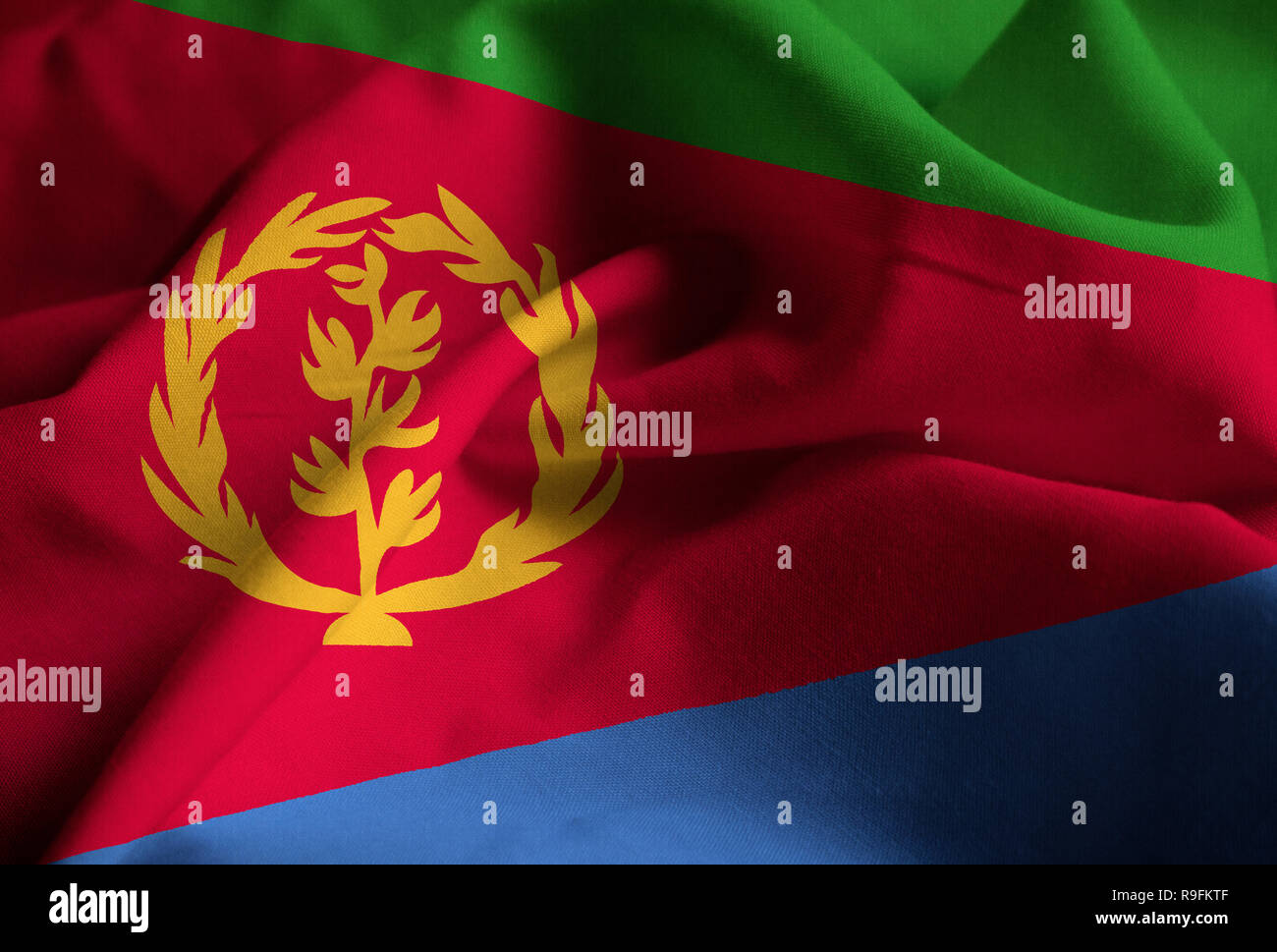 Drapeau eritrea Banque de photographies et d’images à haute résolution ...