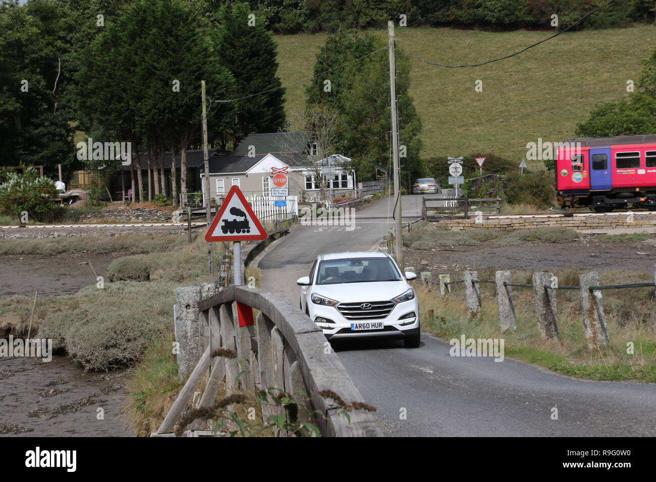 Cornwall looe train Banque de photographies et d’images à haute ...