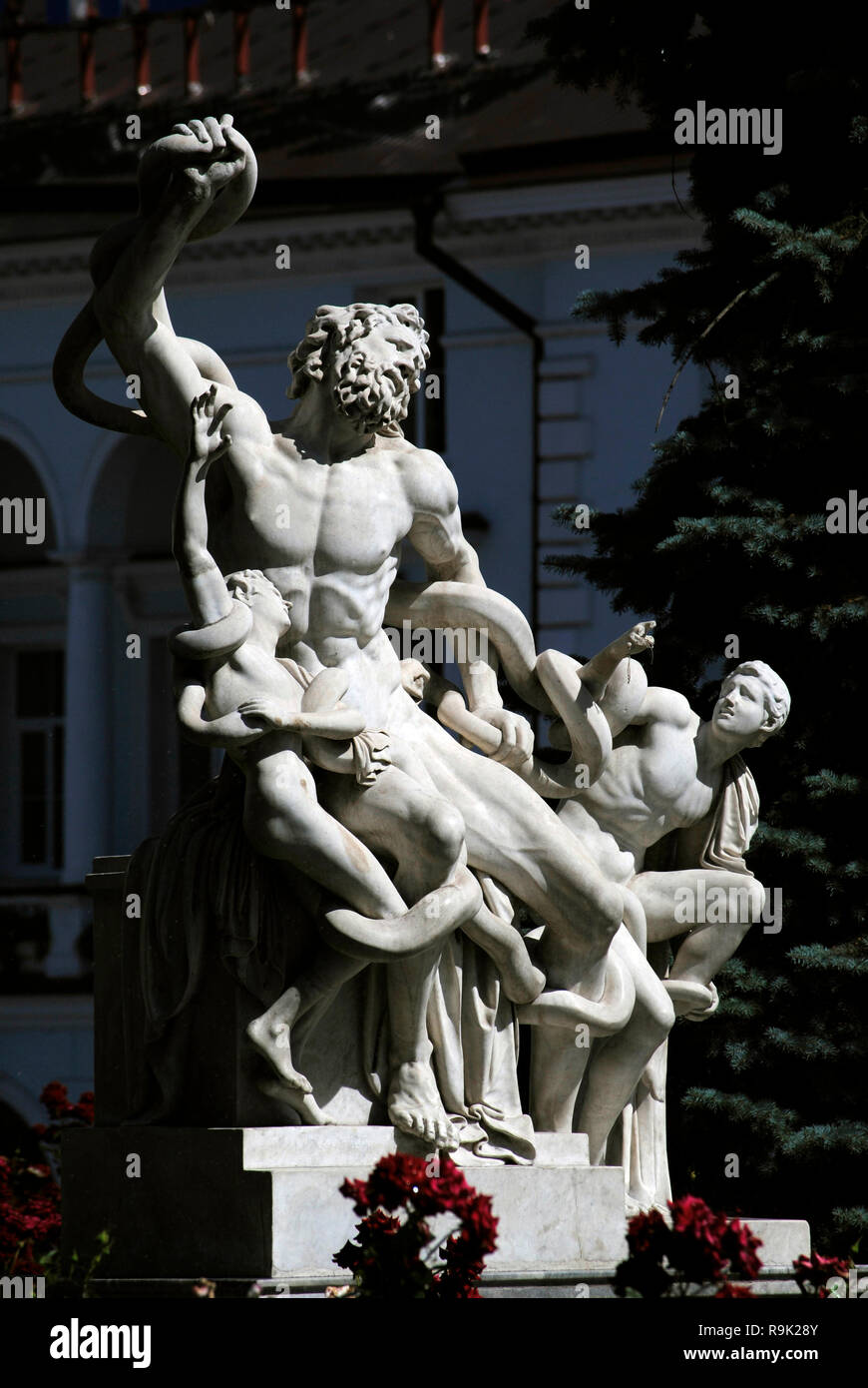 Musée Archéologique d'Odessa. Copie de la célèbre Laocoon groupe ...