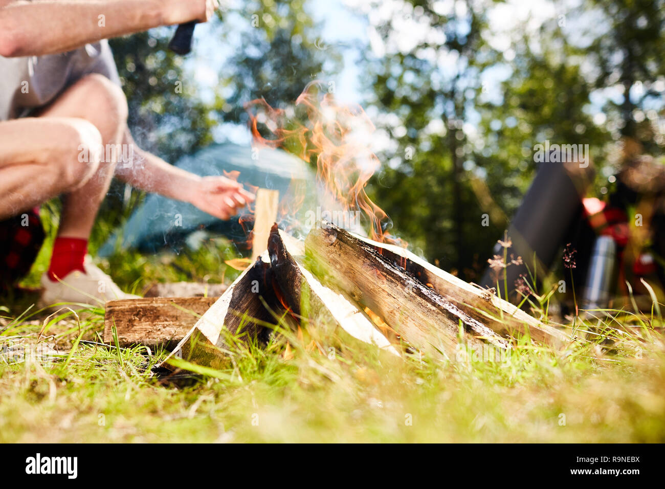 Camp scout Banque de photographies et d’images à haute résolution - Alamy