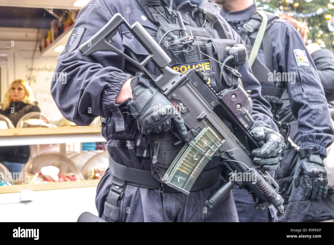 La police tchèque fusil Heckler & Koch G36, fusil d'assaut, marché de ...