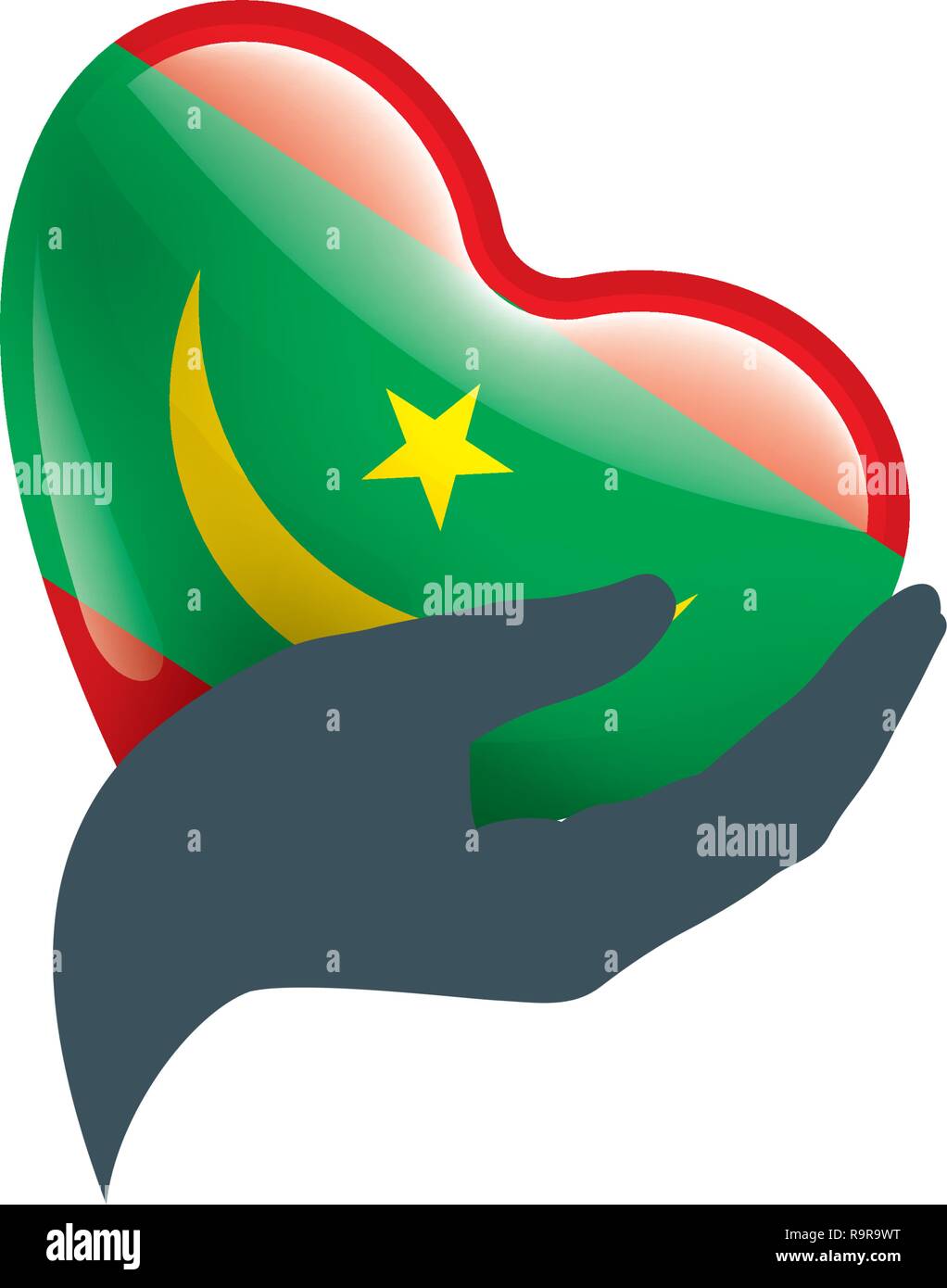 Drapeau de l'Ile Maurice, vector illustration sur fond blanc Image ...
