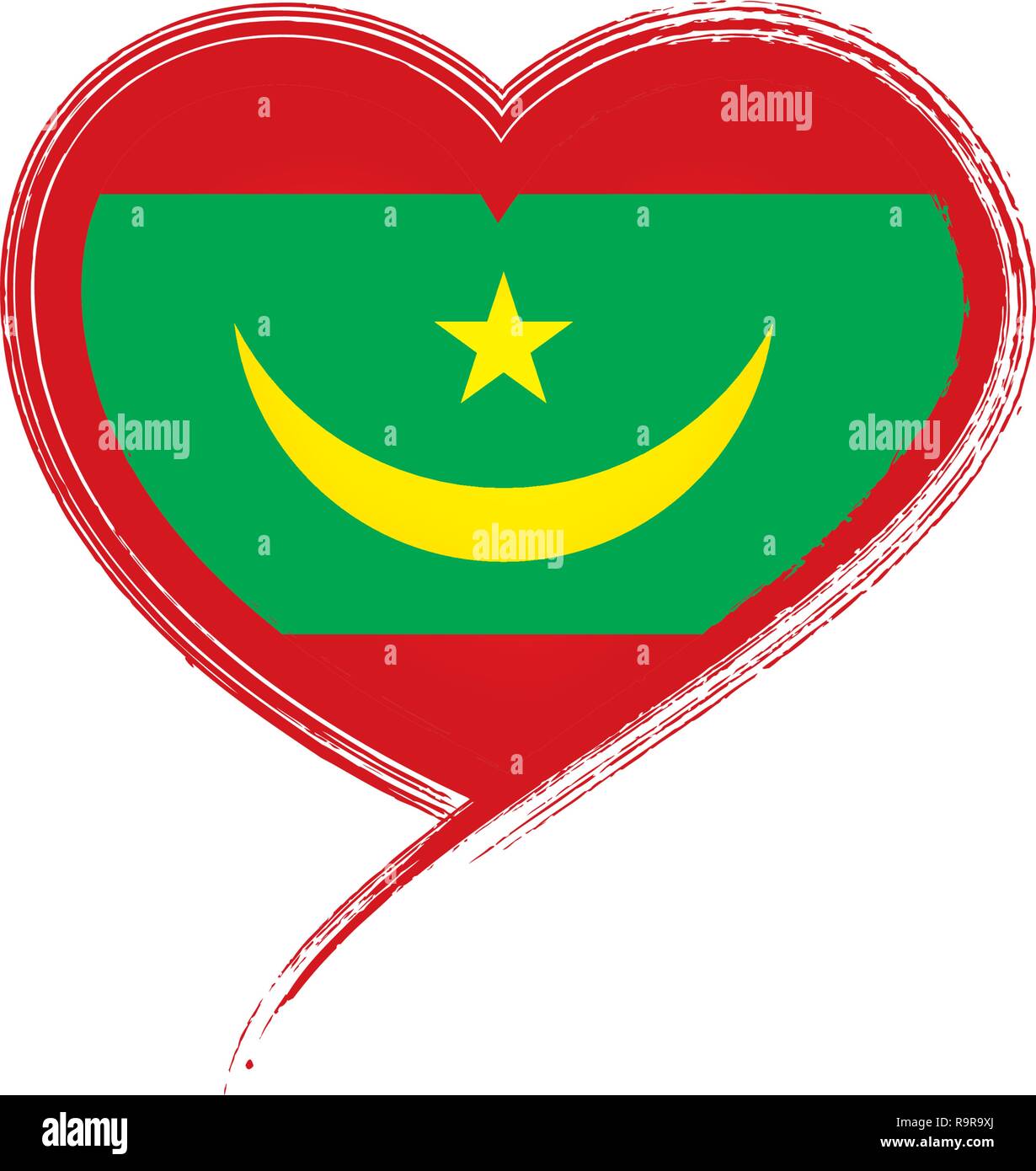 Drapeau de l'Ile Maurice, vector illustration sur fond blanc Image ...