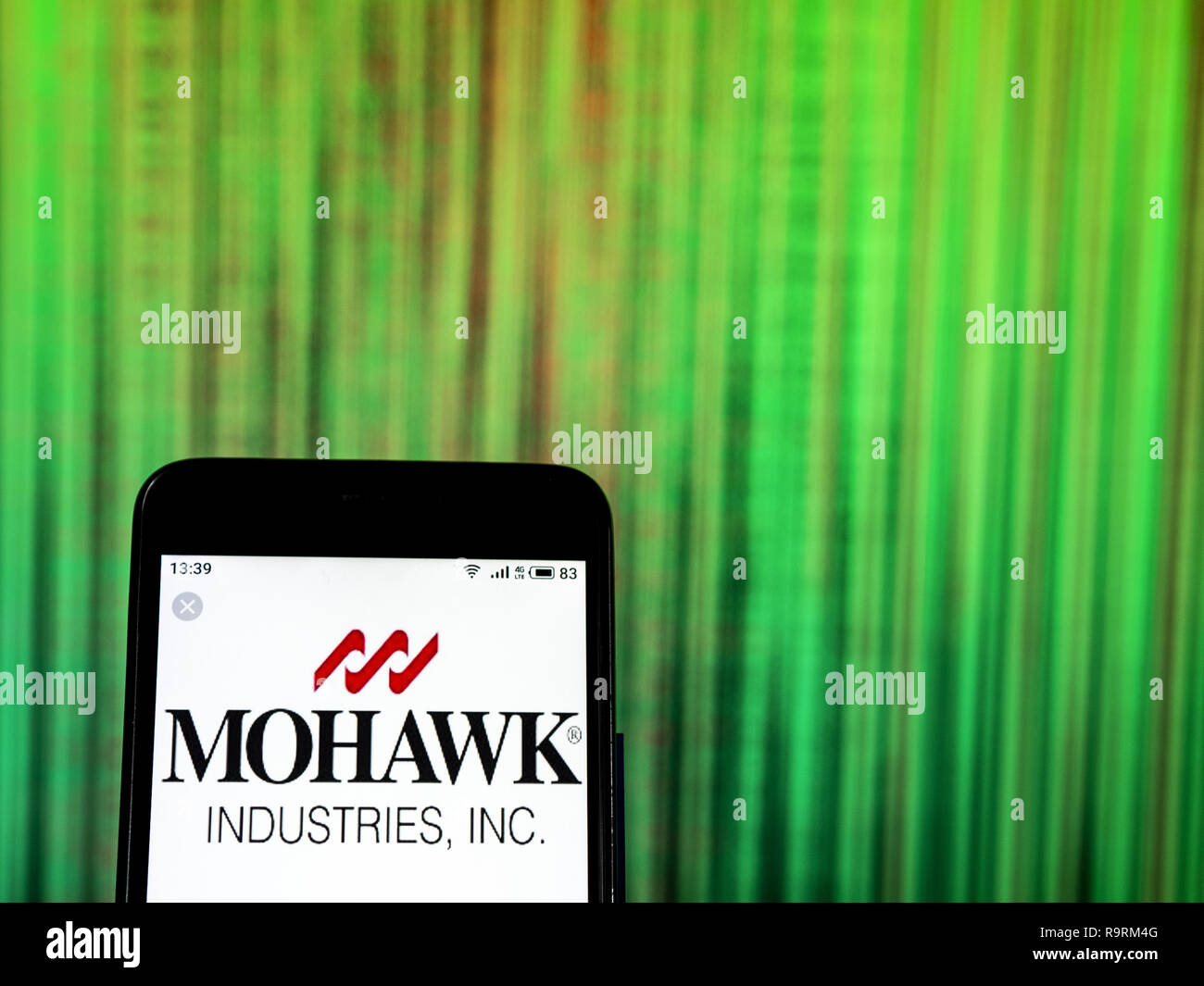 Logo des industries mohawks Banque de photographies et d’images à haute ...