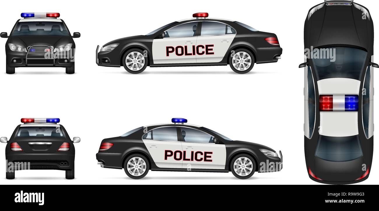 Swat back view Banque d'images vectorielles - Alamy