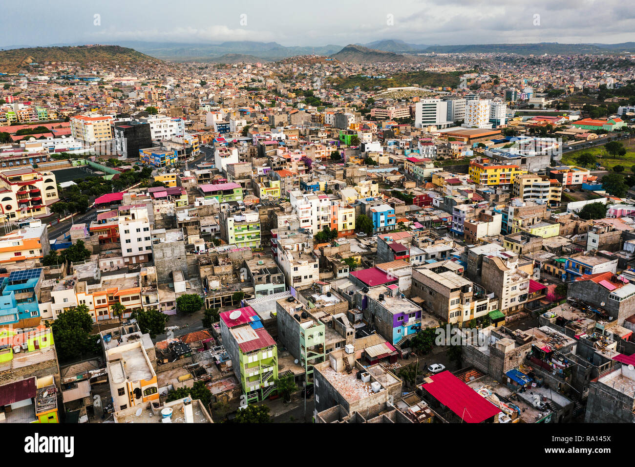 Praia, la capitale du Cap Vert Photo Stock - Alamy