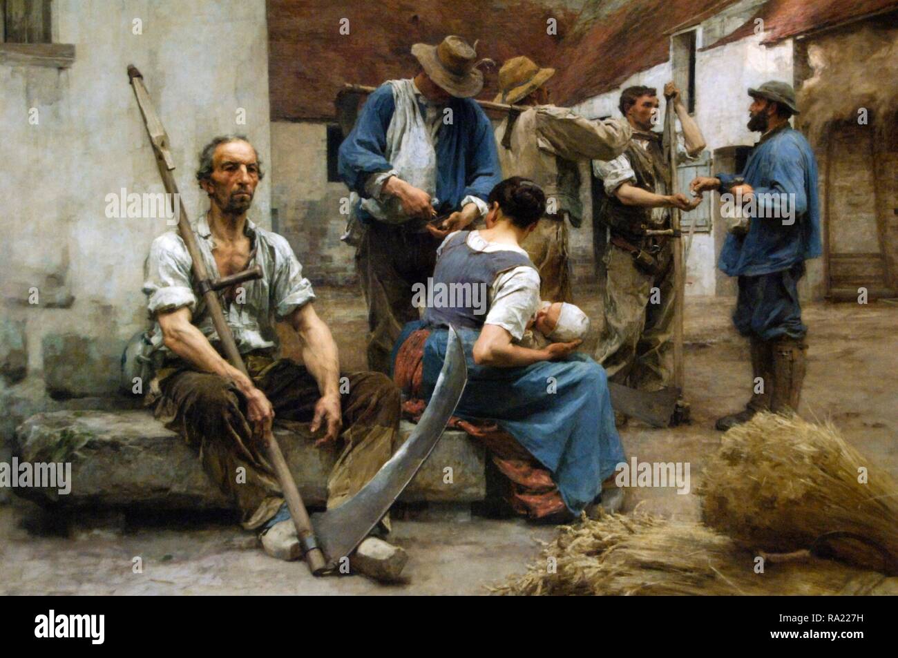 Leon-Augustin Lhermitte (1844-1925). Le peintre français. Payer les ...