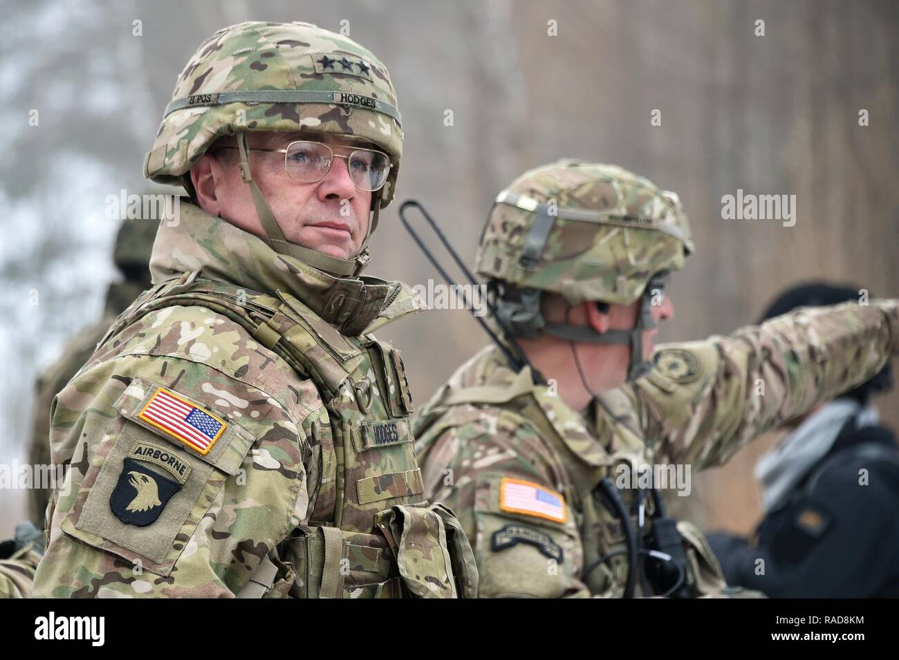 Lt gen ben hodges the commander of u s army europe Banque de ...
