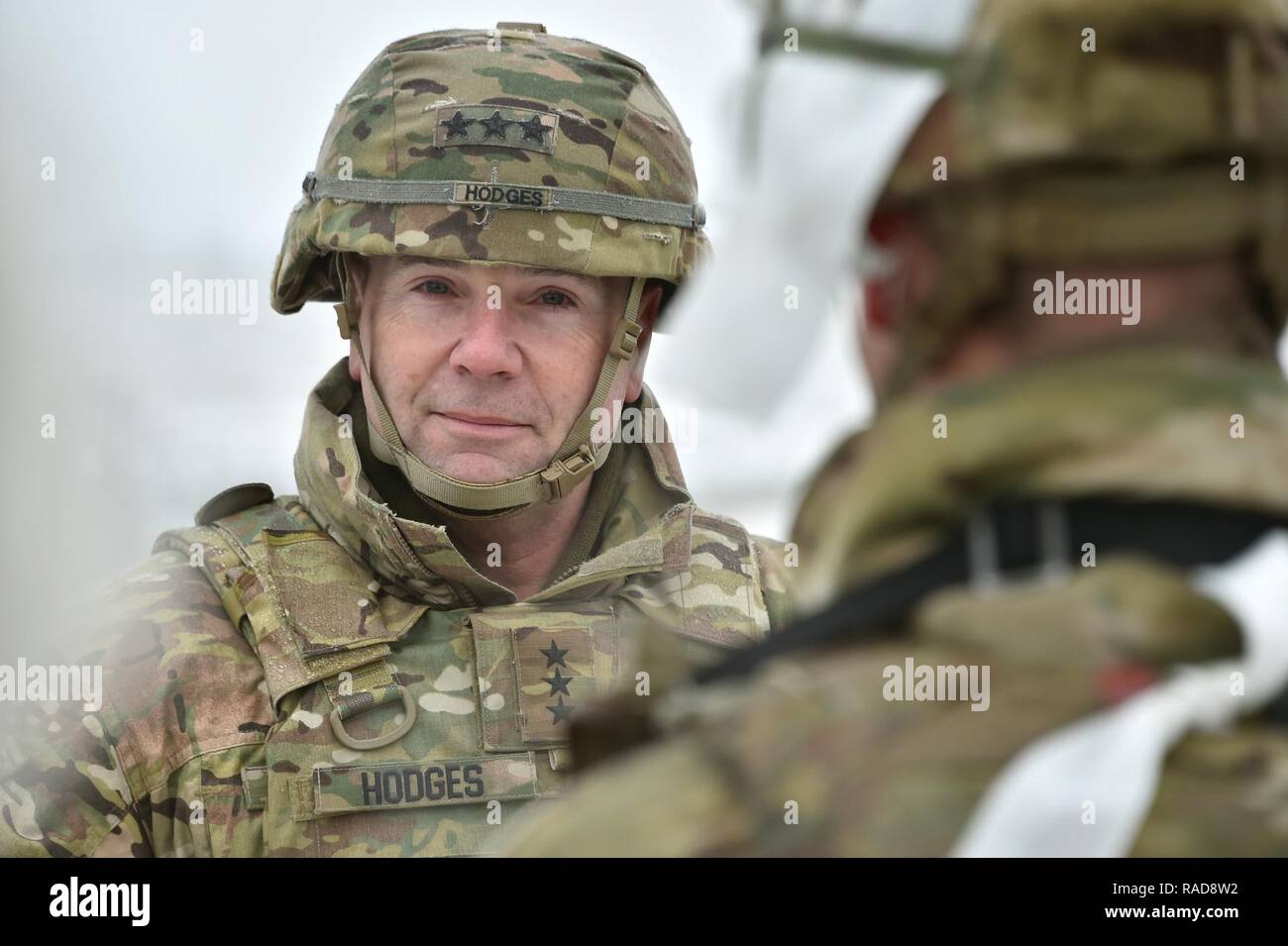 Lt gen ben hodges the commander of u s army europe Banque de ...