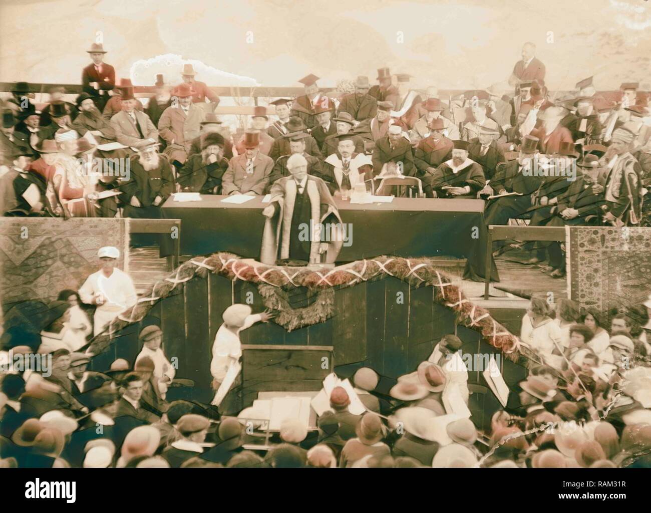 L'Université hébraïque et la visite de Lord Balfour. Lord Balfour ...