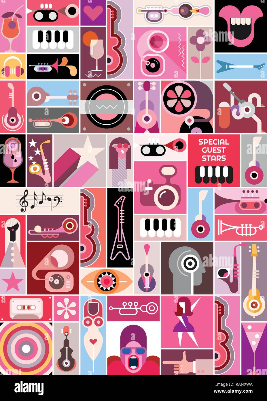 Affiche pop art Banque de photographies et d’images à haute résolution ...