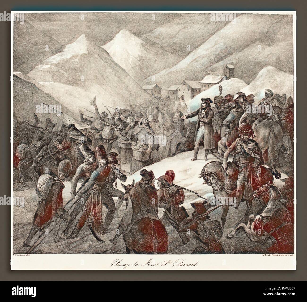 Théodore Gericault (Français, 1791 - 1824), Passage du Mont Saint ...