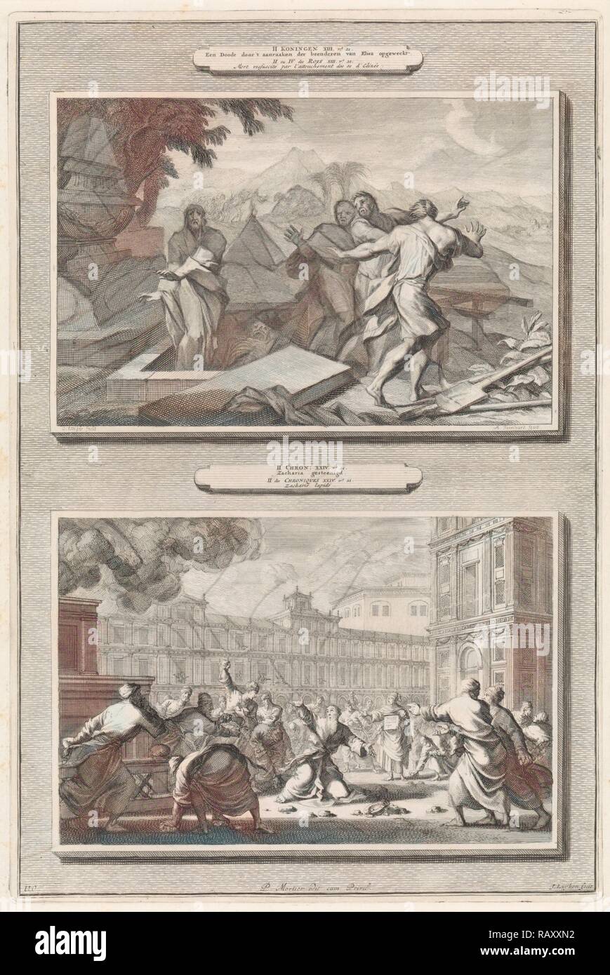 Les os d'Elisée faire un homme décédé viennent à la vie et la ...