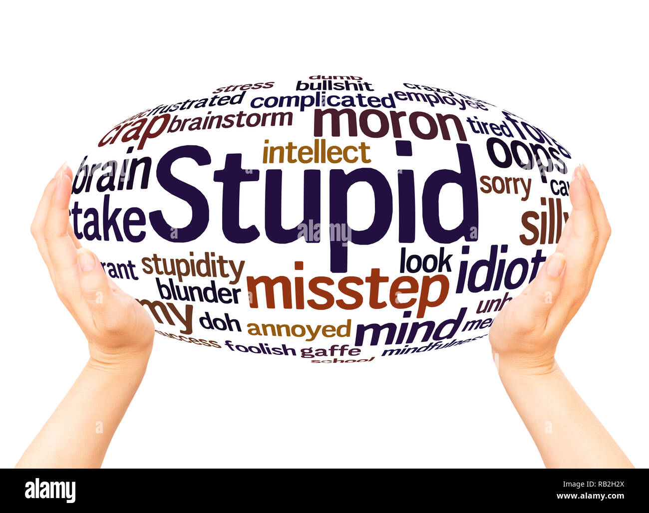 Symbole stupide Banque d'images détourées - Alamy