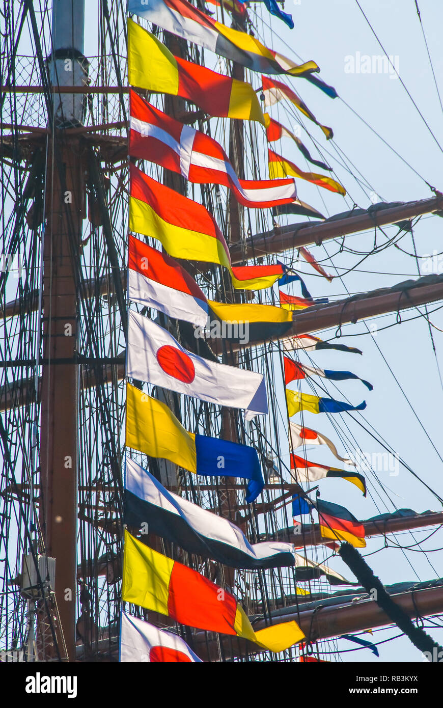Maritime signal flags Banque de photographies et d’images à haute ...