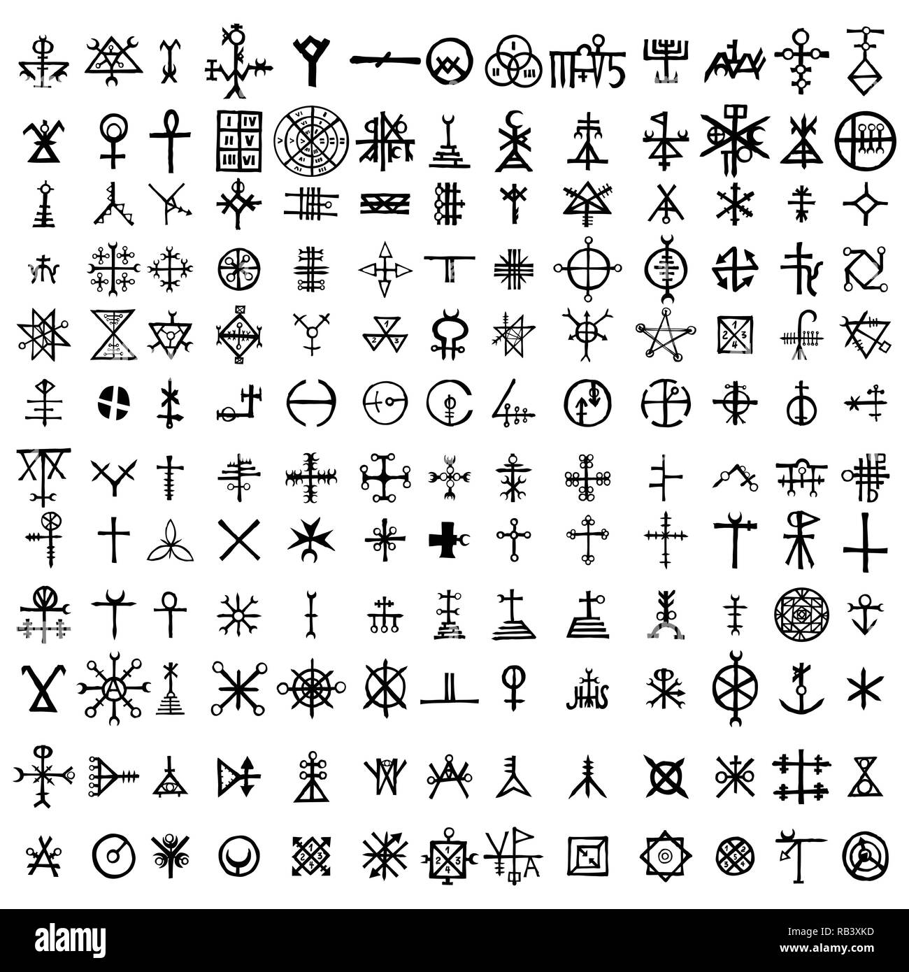 Amulette magique Banque d'images vectorielles - Alamy