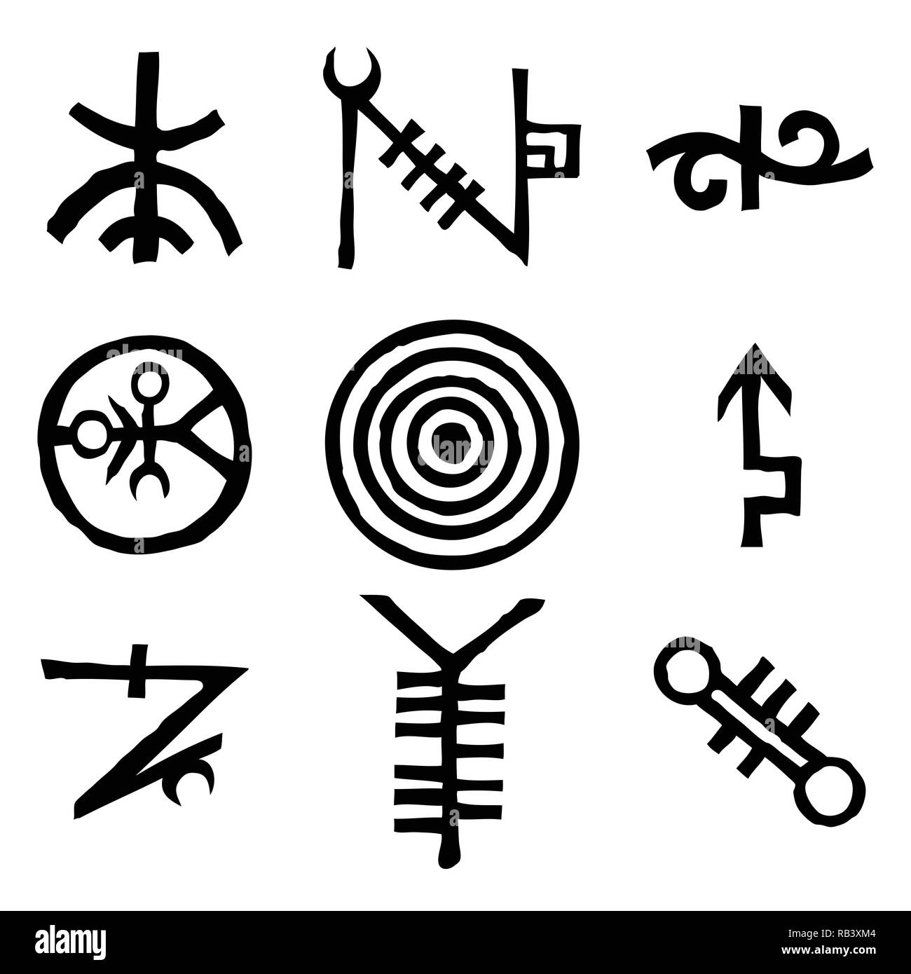 Mason symbols Banque d'images vectorielles - Alamy