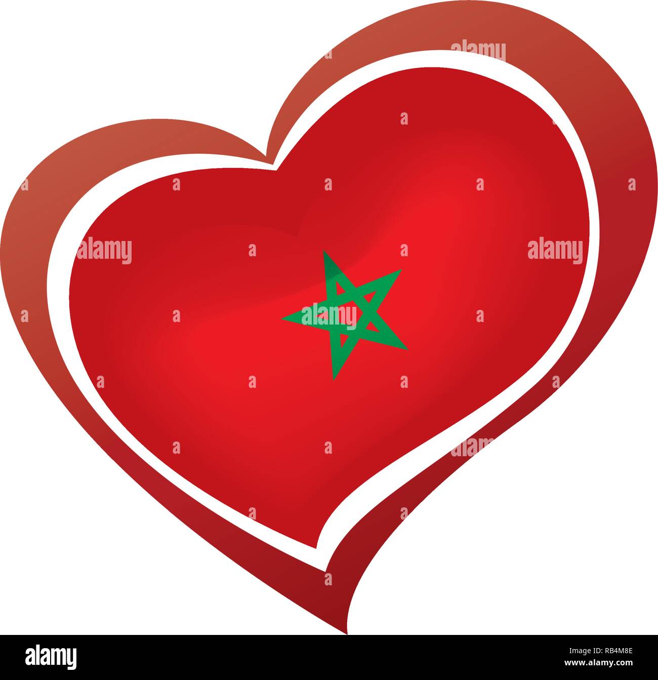 Drapeau officiel du maroc Banque d'images vectorielles - Alamy