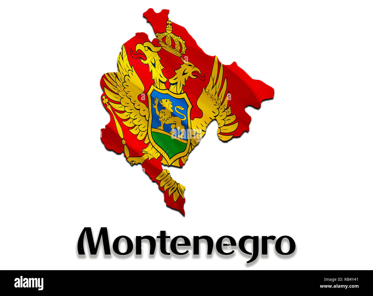 Carte Drapeau de la Hongrie. La Hongrie de rendu 3D la carte et drapeau ...