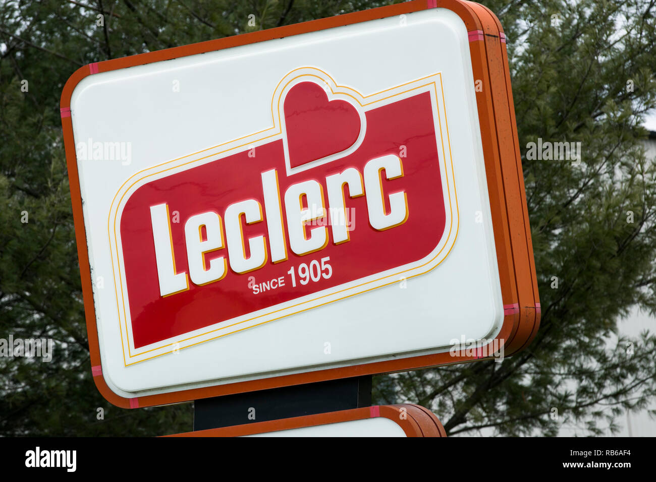 Leclerc logo Banque de photographies et d’images à haute résolution - Alamy