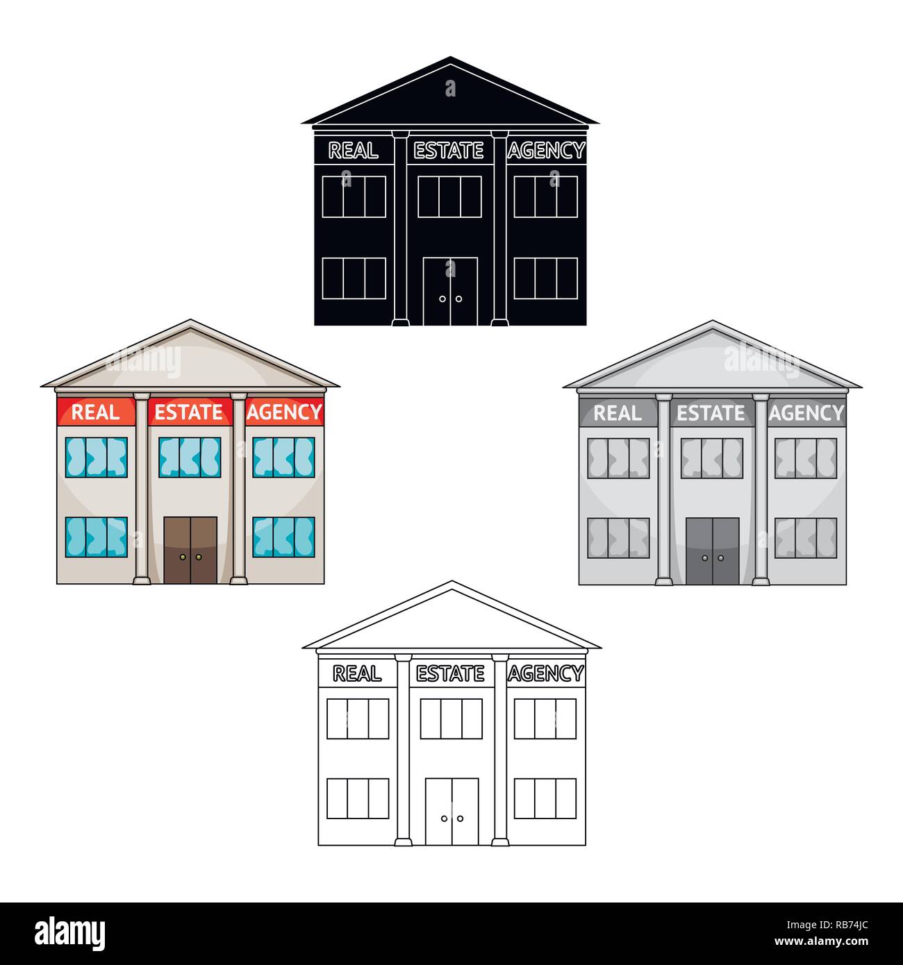 Agence.,architecture,background,immeubles,business,caricature,Center ...