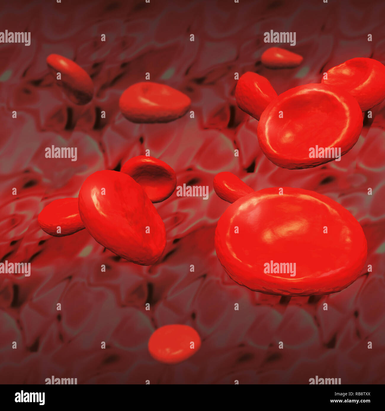 Plaquetas de la sangre Banque de photographies et d’images à haute ...