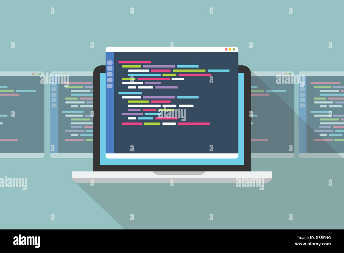 Choisissez meilleur langage de programmation concept avec illustration ...