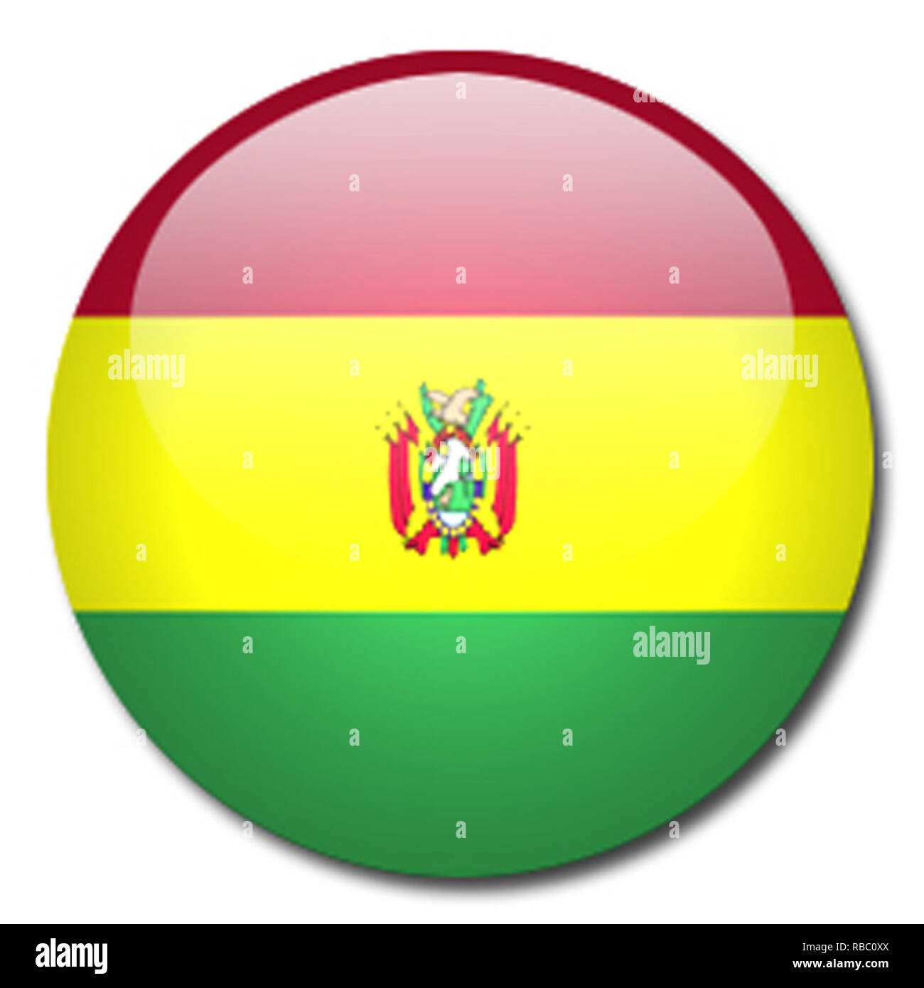 Drapeaux du drapeau bolivien Banque d'images détourées - Alamy