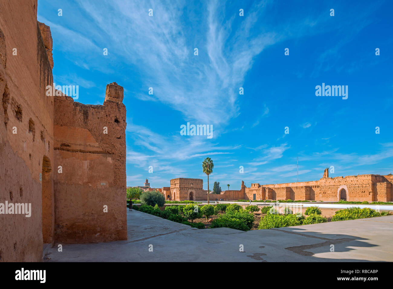 Palais el badi maroc Banque de photographies et d’images à haute ...